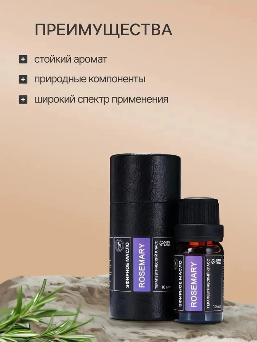 Эфирное масло Розмарин — свежесть и ясность ума