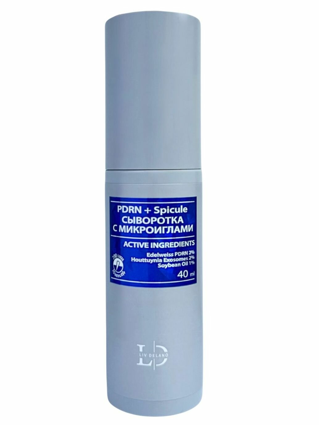 Liv Delano Сыворотка для лица с микроиглами PDRN+Spicule 40мл