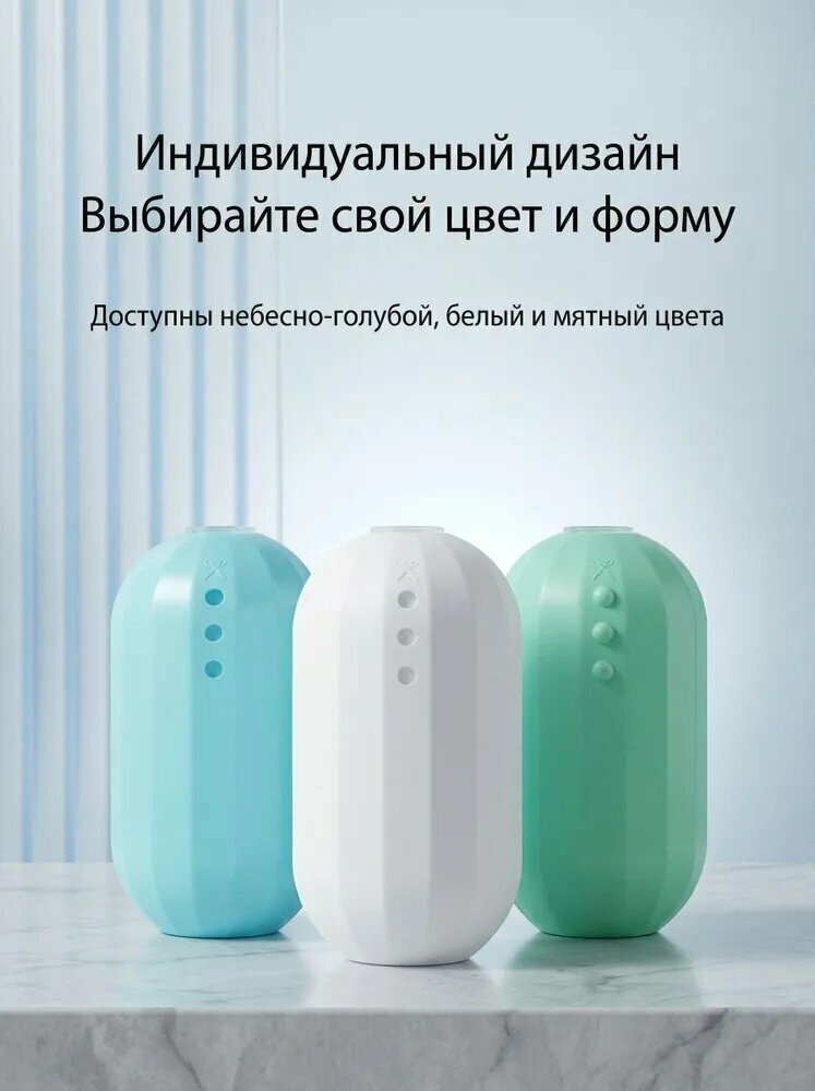 Освежитель для унитаза Blue Bubble, средство для чистки туалета, от налета и запаха, с подвесным механизмом