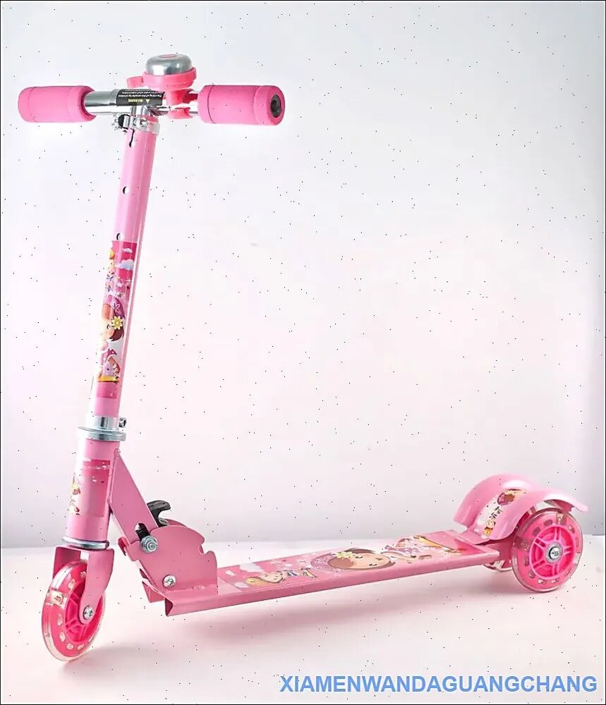 Самокат SCOOTER, розовый — фото 1