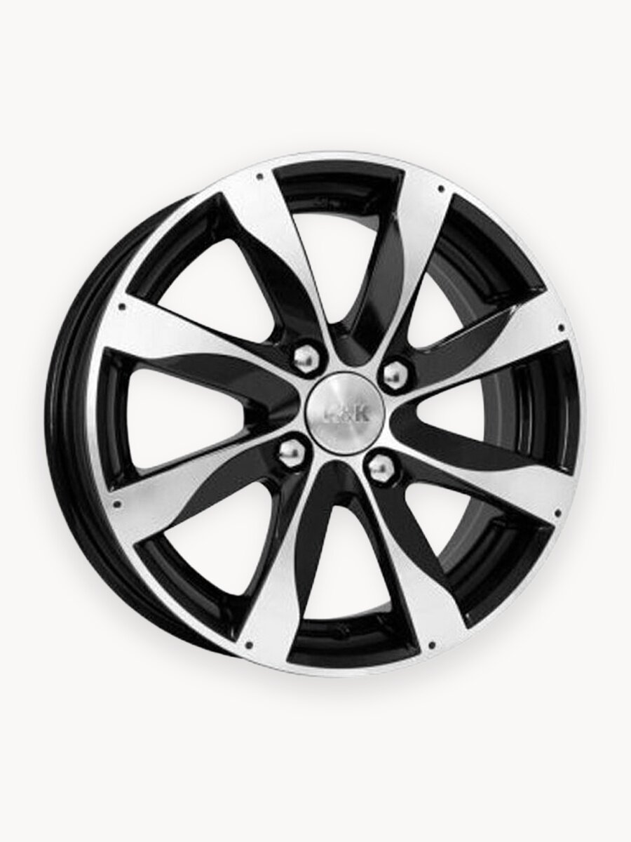 Диск K&k Джемини 5.5x14/4x98 D58.5 ET40 алмаз черный