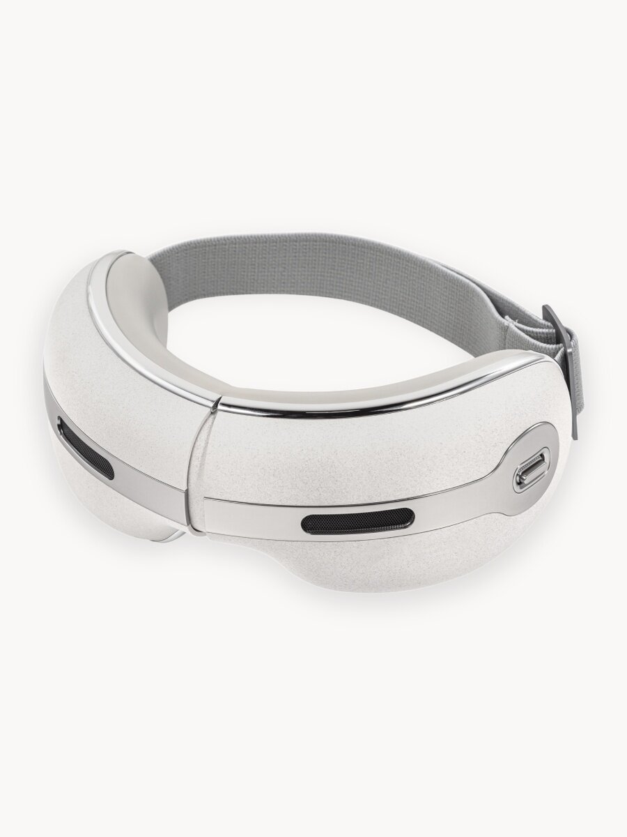 Массажер для глаз QYRON EM601 нагрев и охлаждение, Bluetooth, адаптация к форме лица