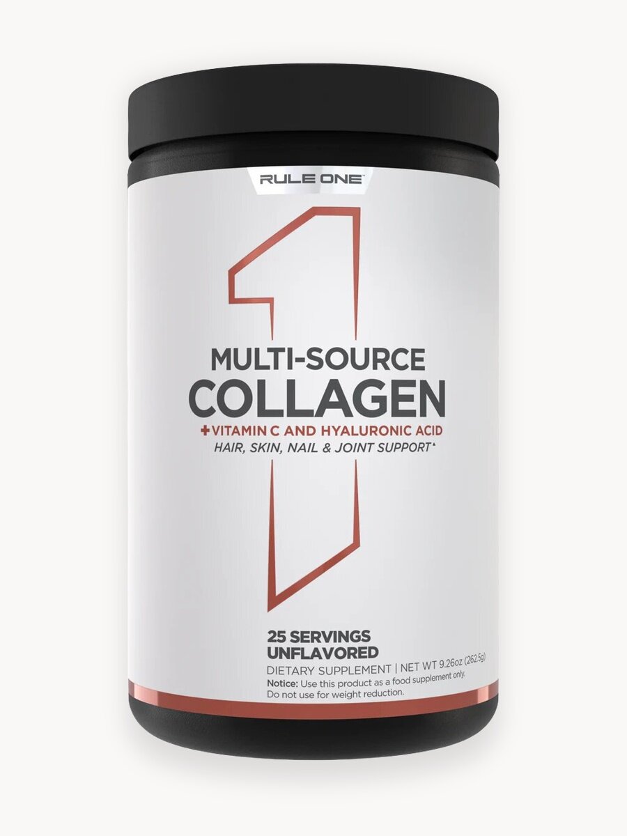 RULE ONE Multi-Source Collagen 262g, Коллаген I, II, III, V и X типов, без вкуса