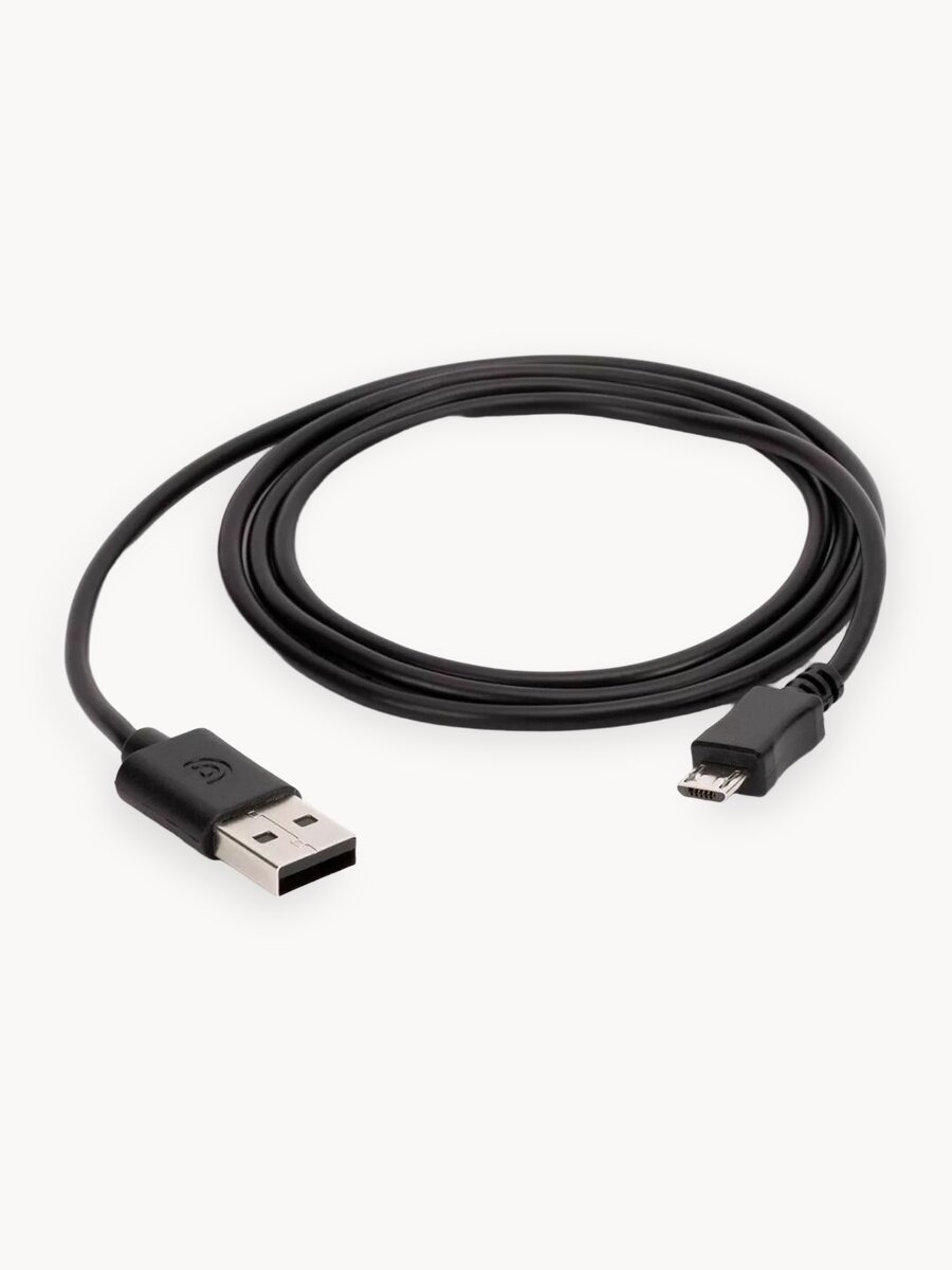 Кабель провод шнур USB Micro USB (3 м метра, 300 см длинный) для зарядки телефона / планшета / камеры / черный