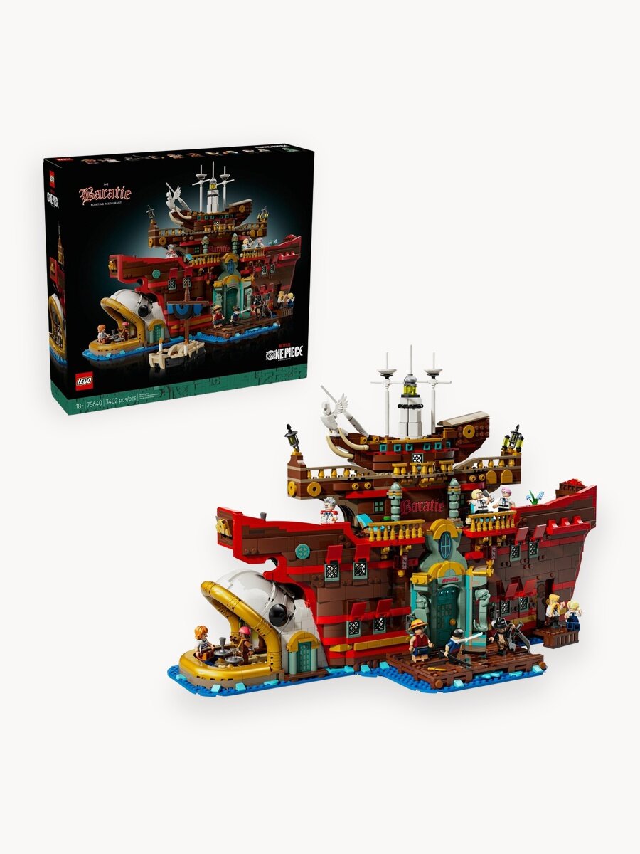 Конструктор LEGO One Piece 75640 Плавучий ресторан «Барати», 3402 дет.
