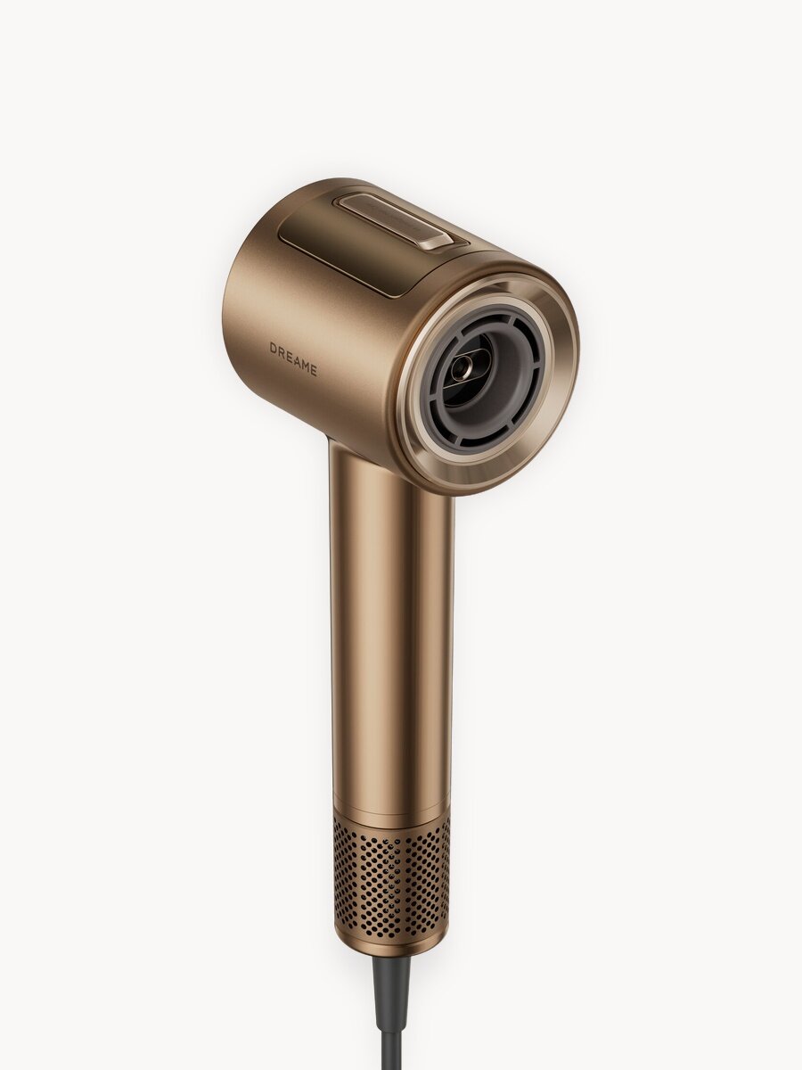 Фен для волос Dreame Pilot Smart AI Hair Dryer-RU, бережный уход на базе ИИ, датчик температуры, 4 насадки, коричневый