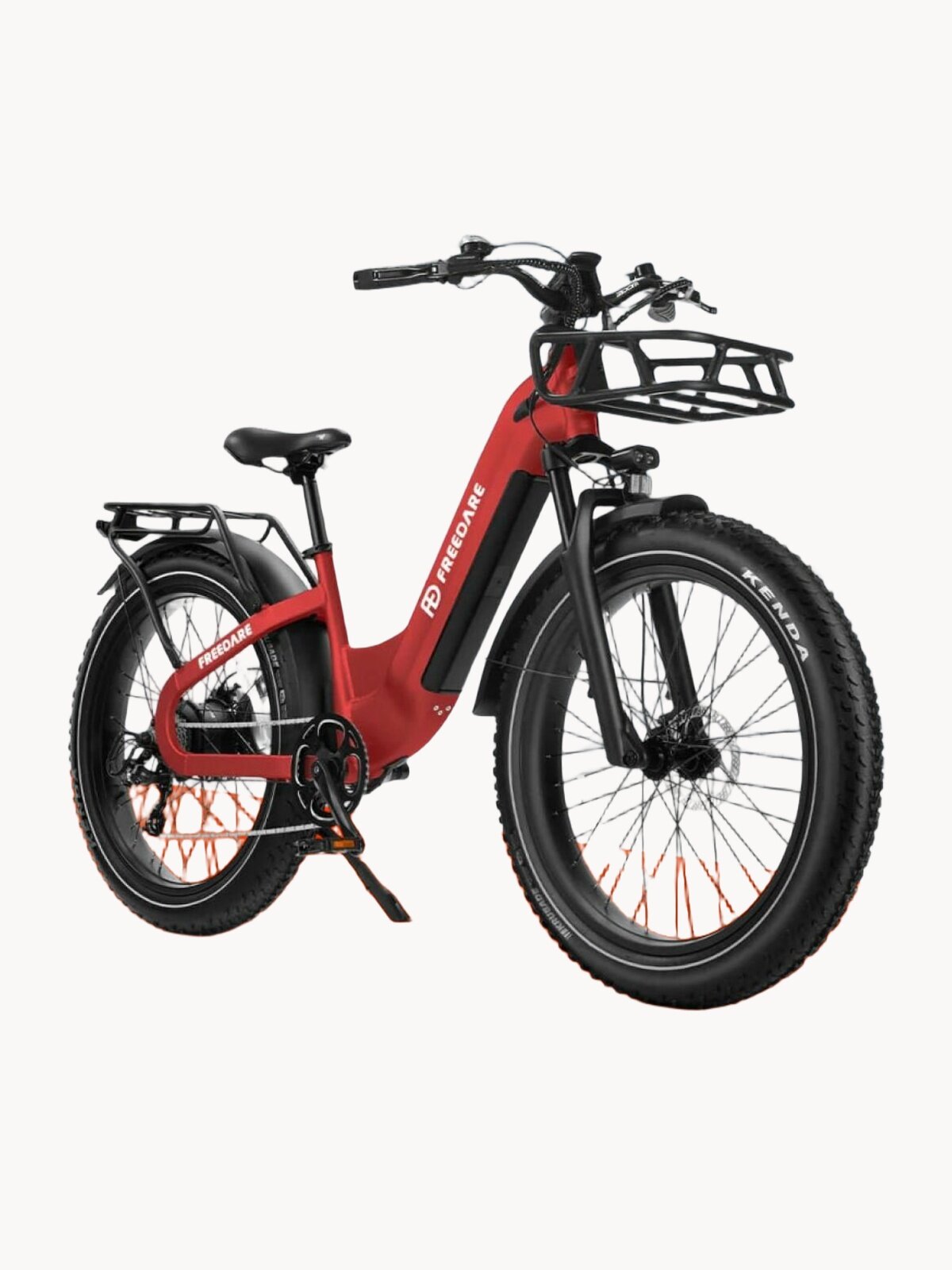 Электровелосипед фэтбайк для взрослых FREEDARE 750W, красный