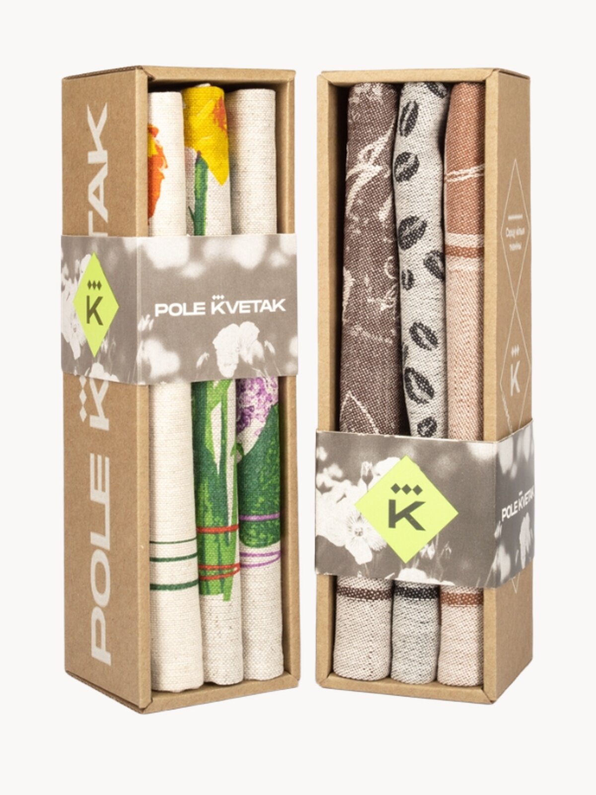 Кухонные полотенца с петелькой в подарочной упаковке Белорусский Лен набор