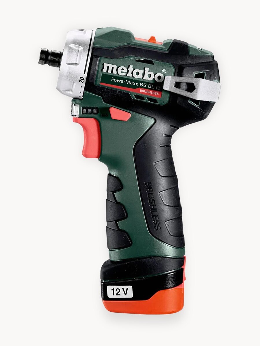 Шуруповерт аккумуляторный бесщеточный метаbо POWERMAXX BS BL Q,12В
