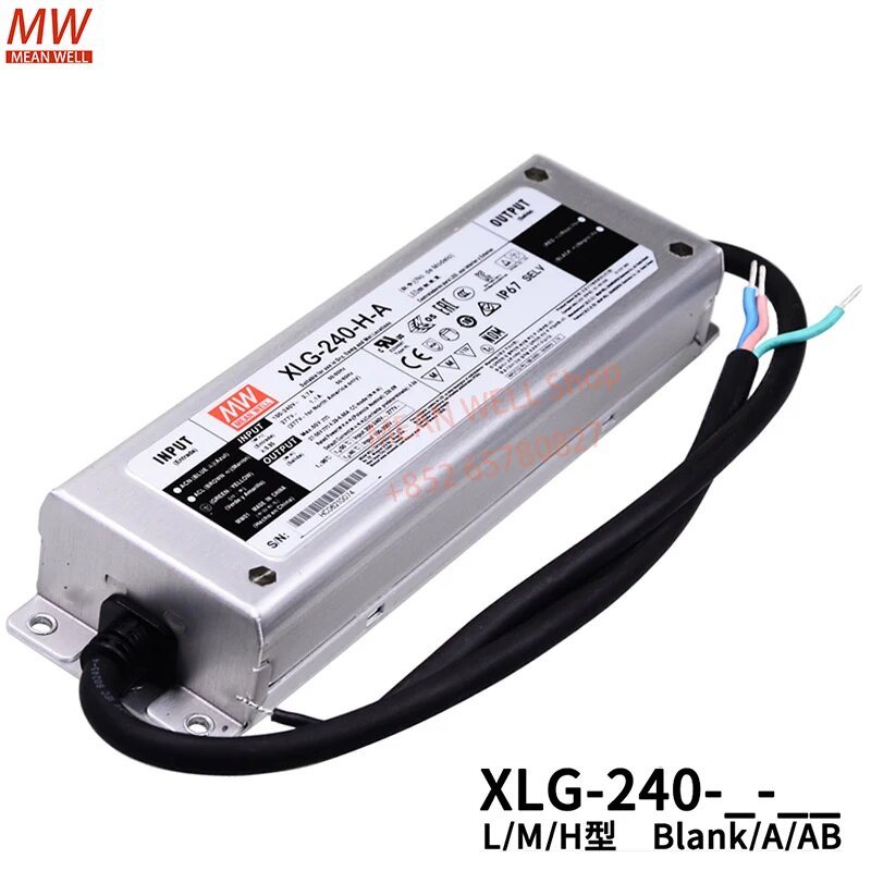 Импульсный блок питания MEAN WELL XLG-240-H-A 240Вт