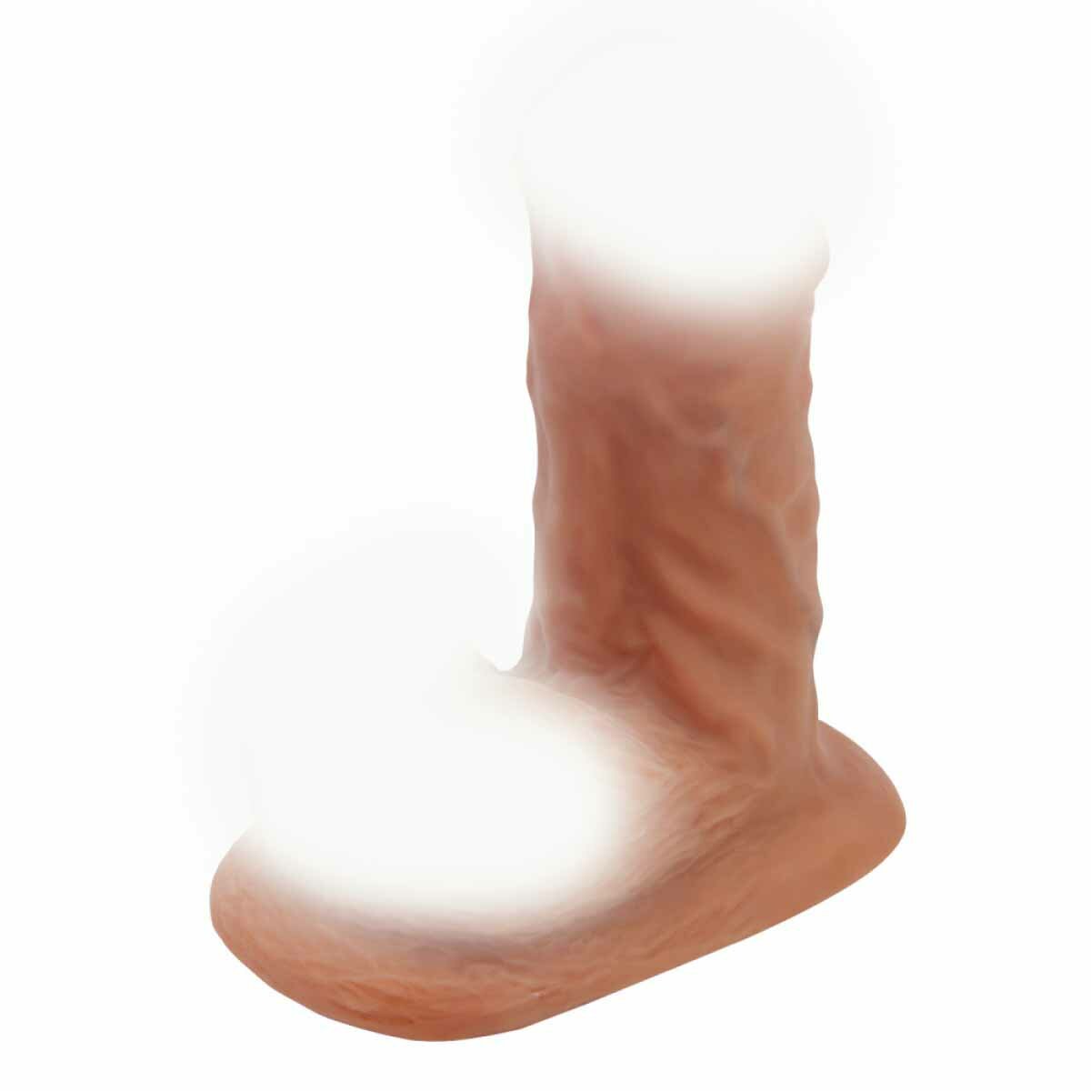 Фаллоимитатор мягкий накладной с крайней плотью WILDON 8136
