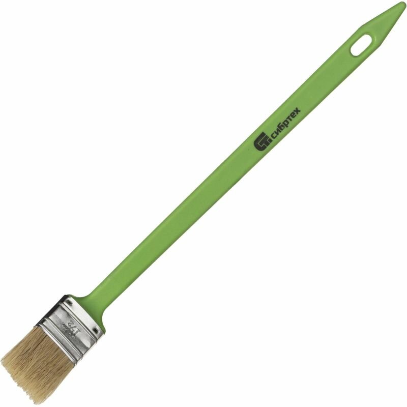 Кисть радиаторная Сибртех 36 мм (1,5), натуральная щетина, пластиковая ручка (83856)