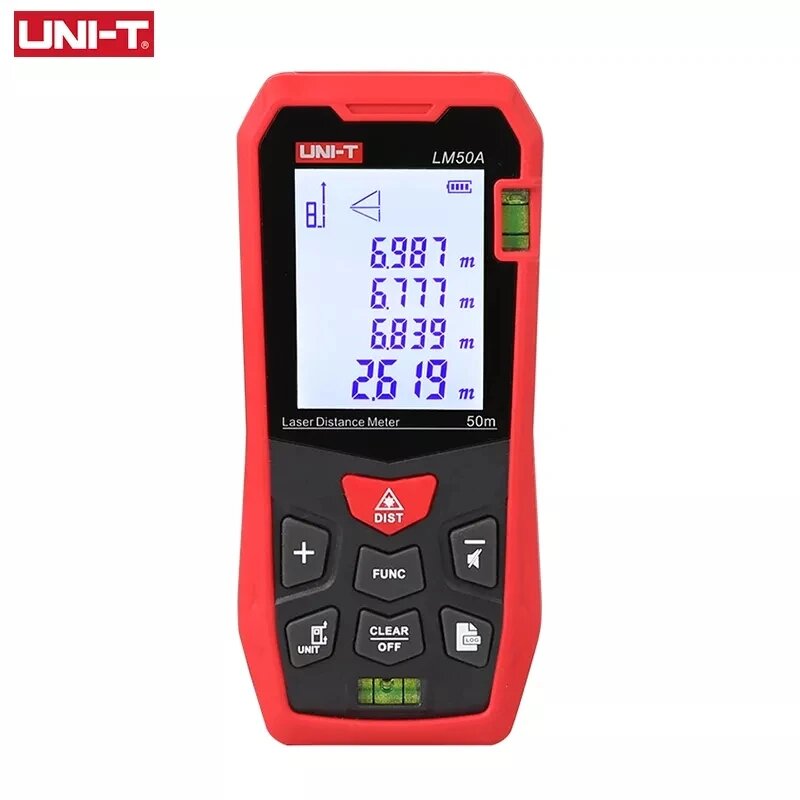 Лазерный дальномер UNI-T LM40e+/LM60e+/LM50A/LM70A/LM100A/LM120A LM50A 50M