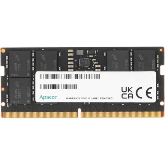 Оперативная память Apacer SO-DIMM DDR5 16GB 4800MHz PC-38400 CL40 1.2V (FS.16G2A. PTH)