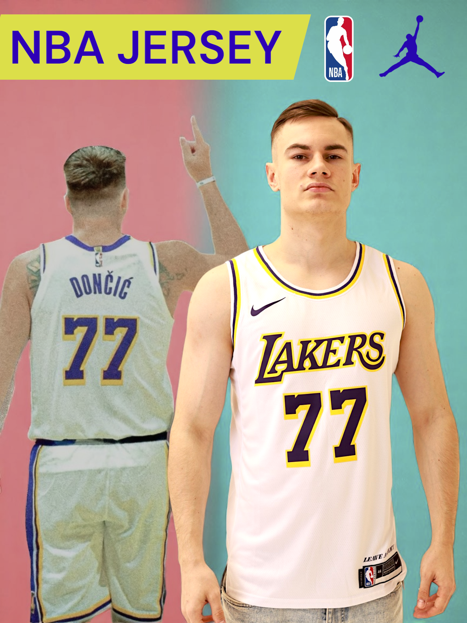 Майка Лука Дончич Лейкерс Lakers