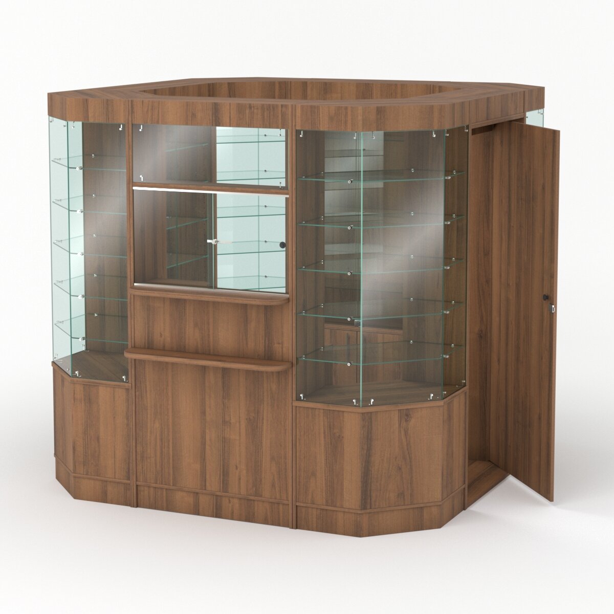 Комплект мебели для Аптек №1, Орех. Производитель товара - компания Westcom.