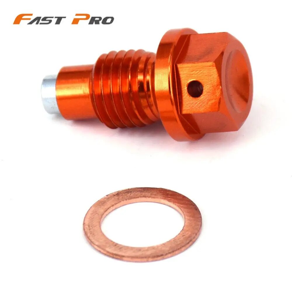 Магнитный болт-заглушка для слива масла с ЧПУ для мотоциклов KTM SX SXF EXC EXCF XC XCW XCF 125 150 200 250 300 350 450 530 SMR SMC Duke