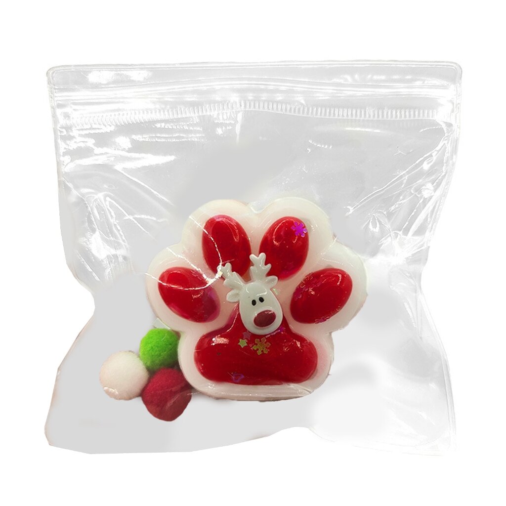 Модные рождественские кошачьи лапки, игрушка для снятия стресса, мягкие пластиковые цементные конструкции релаксации и уменьшения беспокойства