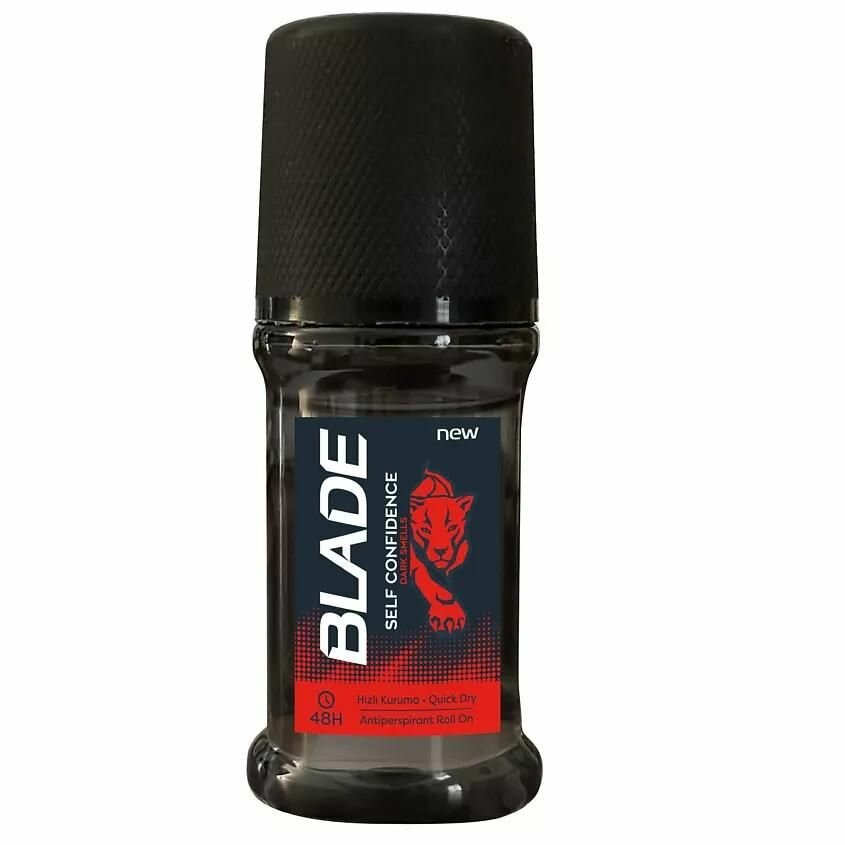 Дезодорант BLADE роликовый с ароматом Self Confidence, 50 мл