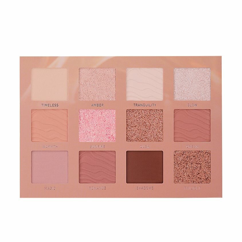 BME Палетка теней для век Golden Hour, 18 г