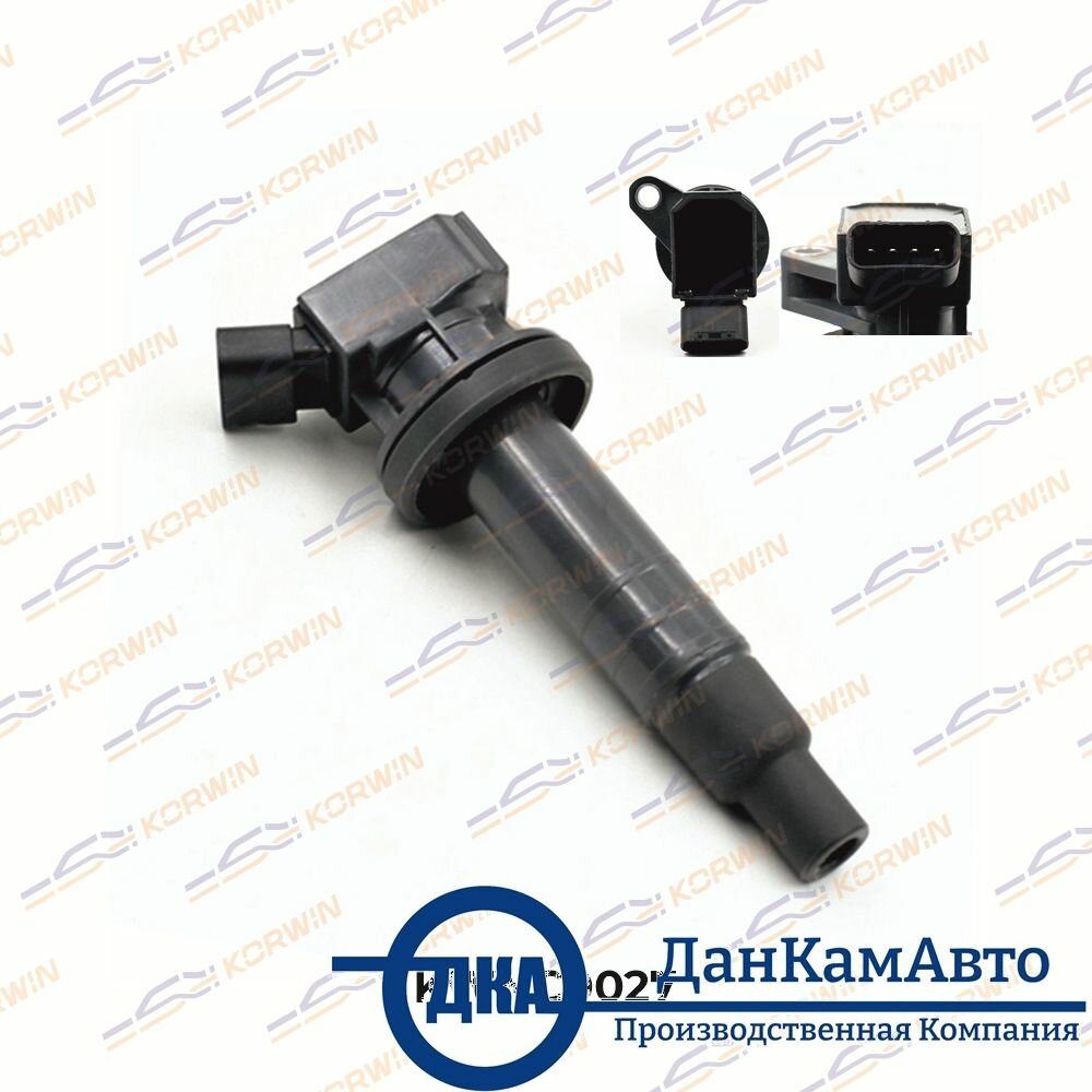 Катушка зажигания KORWIN TOYOTA COROLLA (07-13), YARIS (гарантия 1 ГОД 30т. км)
