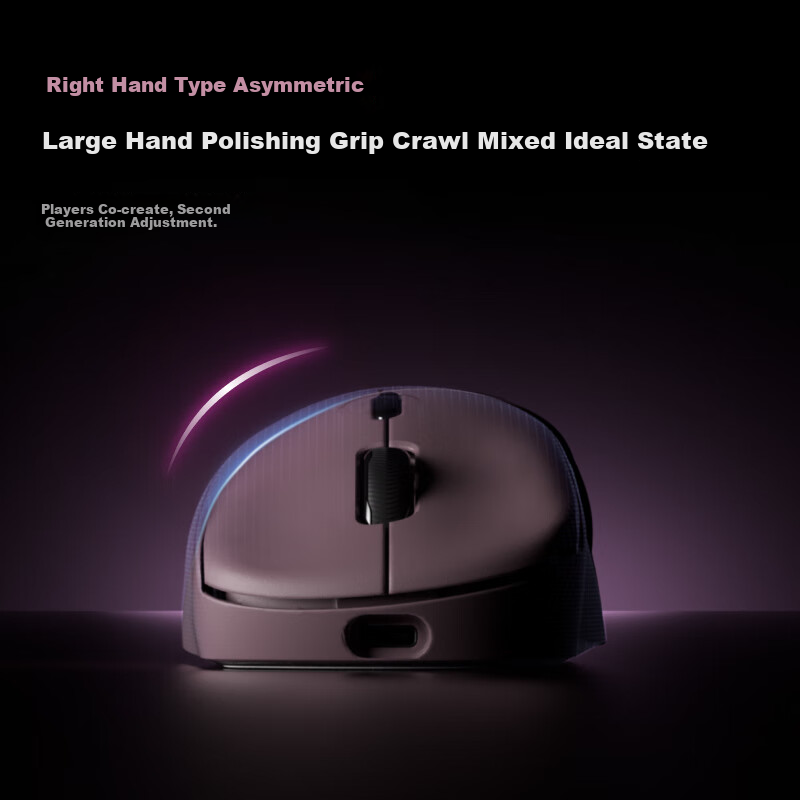 Rapoo VT3 2nd Gen Dual 8K Edition Medium-sized Wireless/Wired Dual-mode Gaming Mouse Lightweight Design Original 3398 Engine Native 8K+8K Polling Rate Black and White