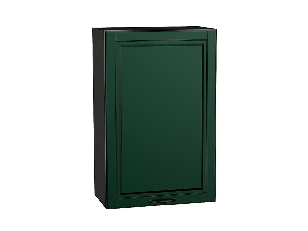 VVT Шкаф верхний с 1-ой дверцей Дублин Graphite, Special Green, 920, 600 В*Ш*Г 920*600*318, фасад МДФ Special Green, корпус Graphite Special Green