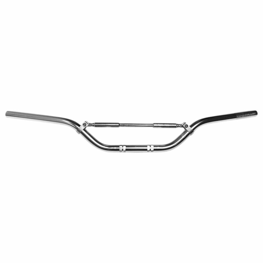 Руль 22мм Honda CB400, Suzuki GSF400 Серебряный