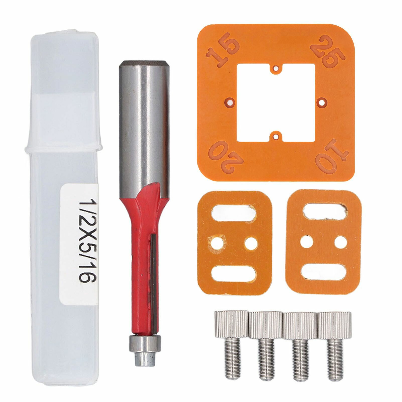 Шаблон радиусов 4в1 R10-R25 для деревообработки