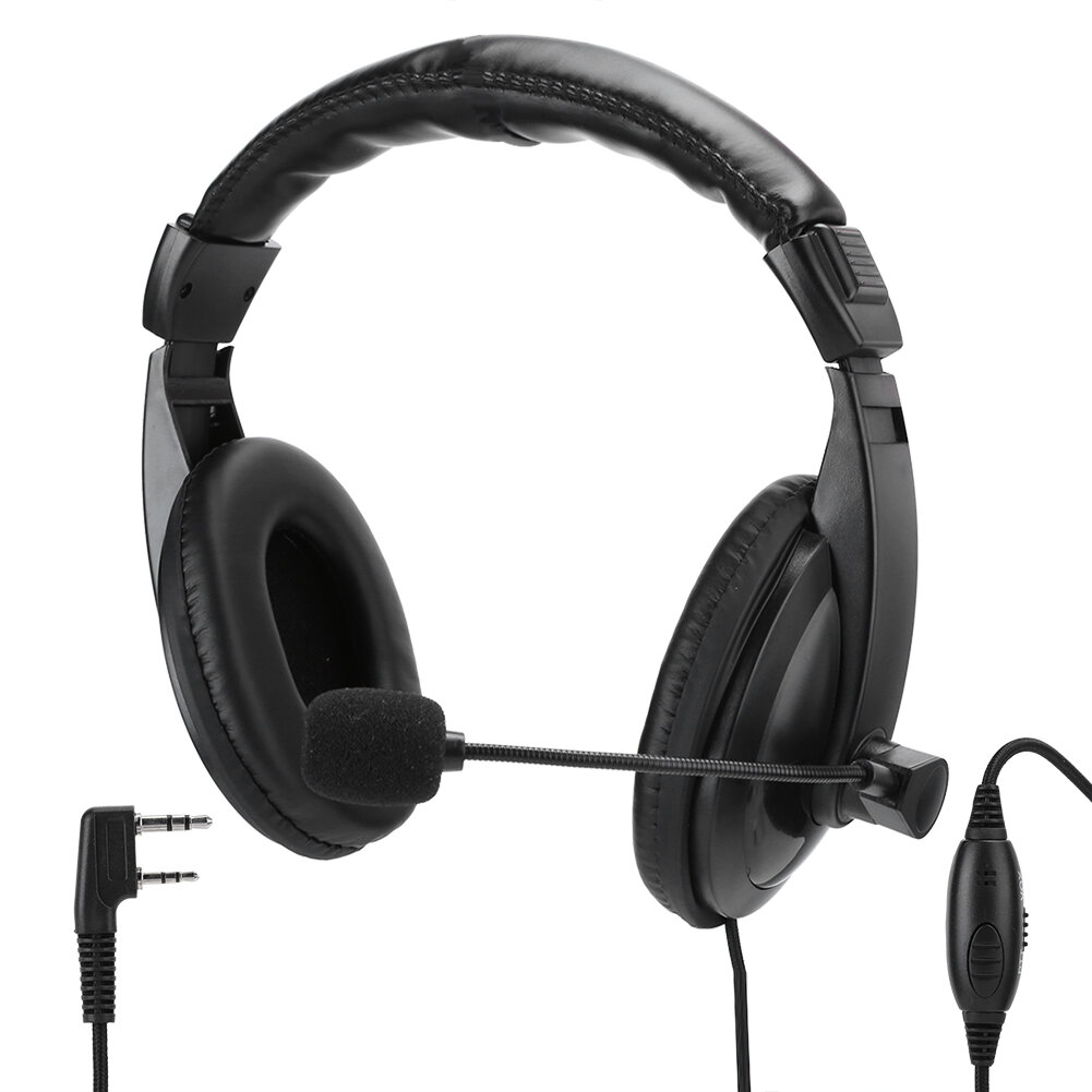 Наушники-рация с шумоподавлением, громкой связью, микрофоном, динамиком, PTT