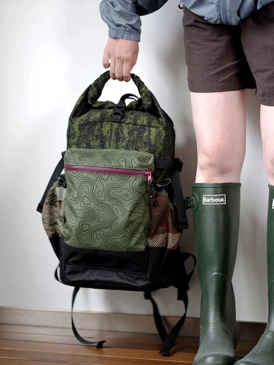 Рюкзак женский туристический до 20 л в стиле аутдор, цвет хаки, дорожный рюкзак, ручная кладь