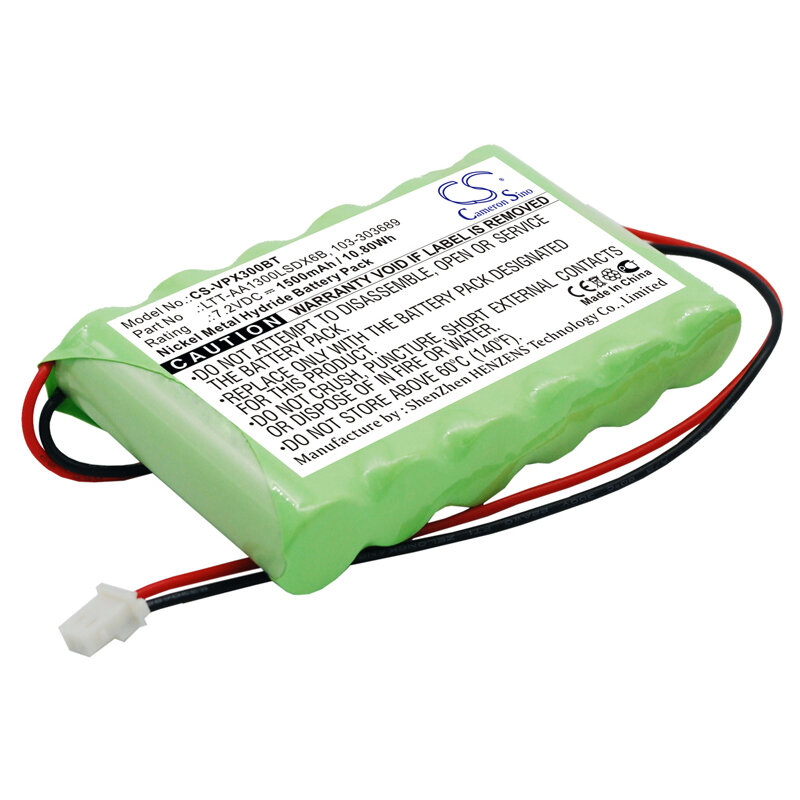 CS-VPX300BT Категория Система сигнализации батарея Подходит для бренда Visonic Подходит модель Central PM30, PowerMaster 30 Control Panel, PowerMax Complete, Powermax Complete Alarm Panel 1500mAh / 10.80WhmAh 7.2V