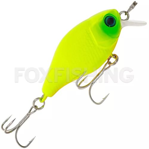 Воблер Jackall Chubby 41мм. SR 5,5гр. до 1м. matt chartreuse floating