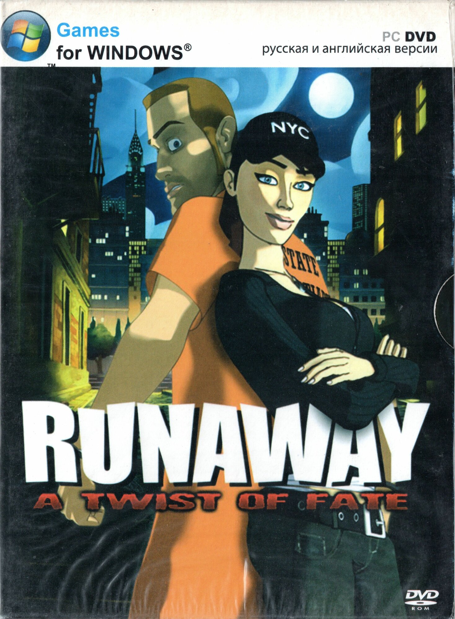 Игра для компьютера: Runaway. A Twist of Fate Поворот судьбы (DVD-box) русская версия