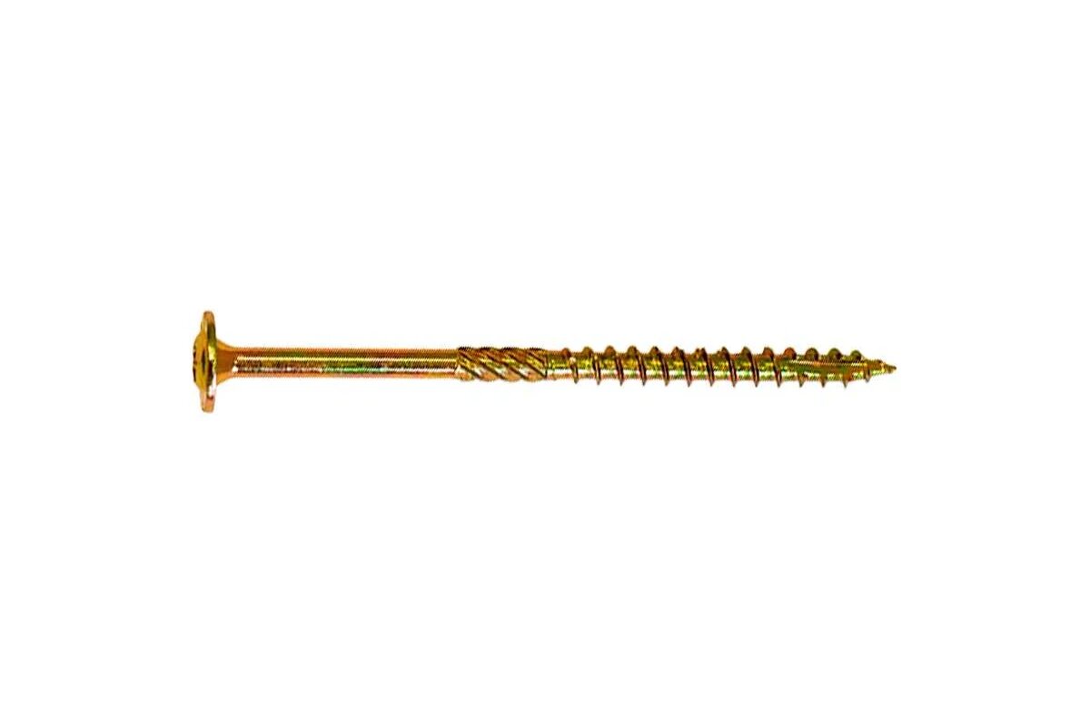 HIMTEX саморез по дереву желтый Torx 30 размер 6x40 мм набор 100 шт 06040Wh