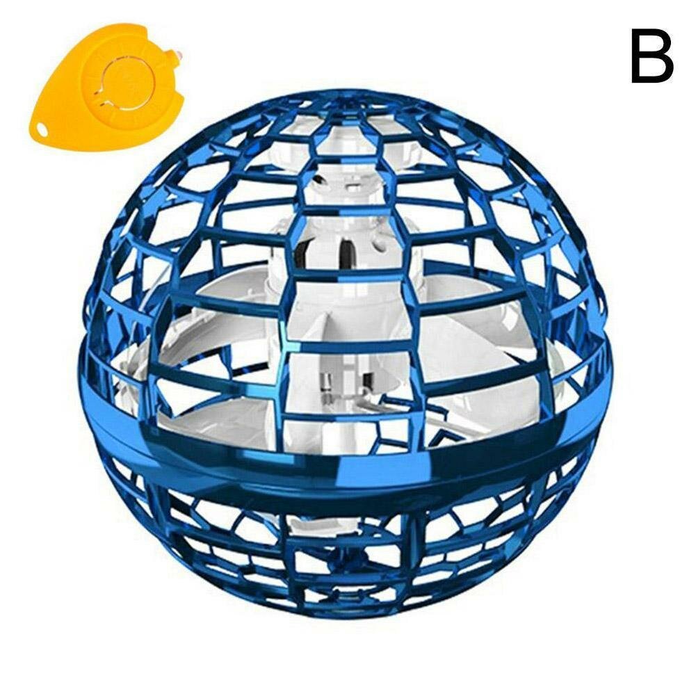 Летающий шар бумеранг от руки / светящийся