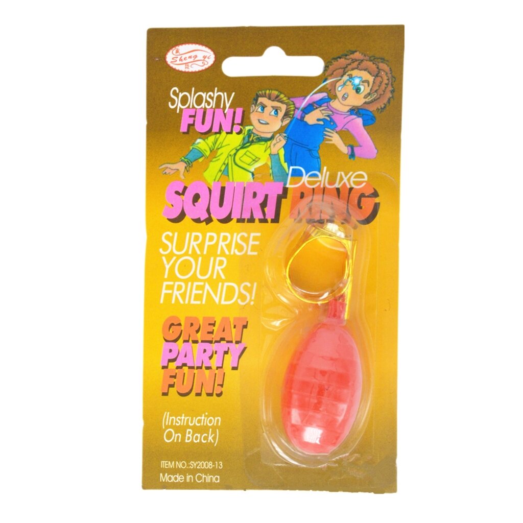 Водный Шприц Кольцо Игрушечный Шприц Кольцо Шалости Хитрое Кольцо Игрушка для Детской Вечеринки Пользу Веселая Игрушка Дети Забавная Игрушка-Пародия