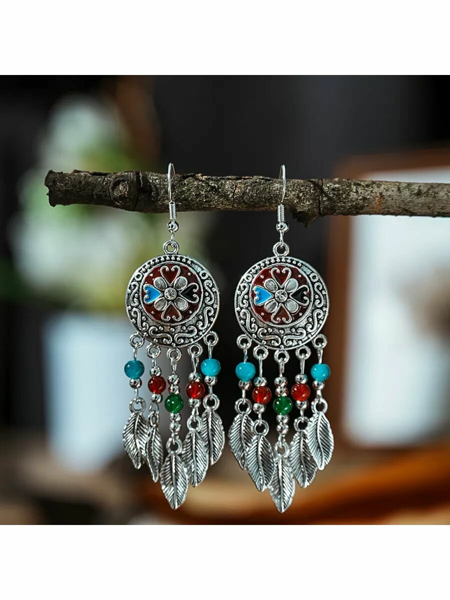 Серьги be self true, искусственный камень