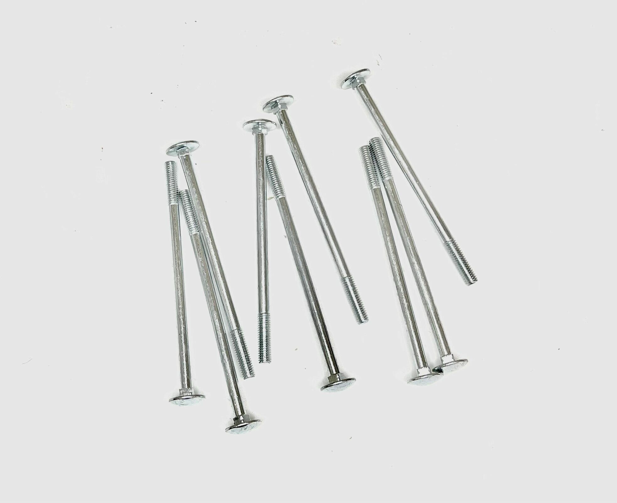 Болт мебельный 8х120 DIN 603 , цинк (10шт)