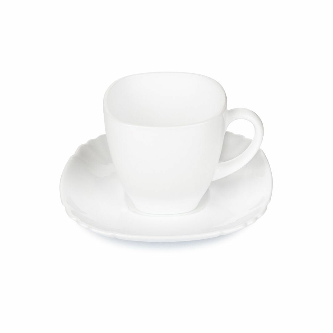 Набор чайный бэйсик белый 12пр 220мл