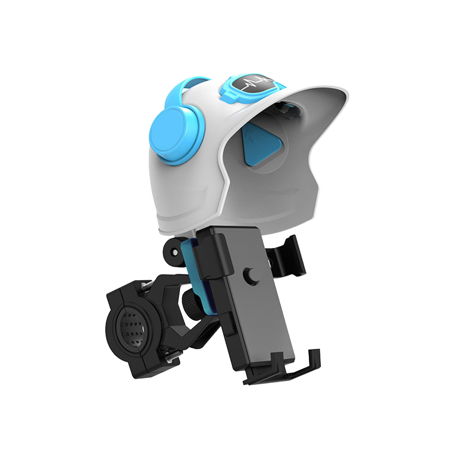 Держатель для телефона на шлем, водонепроницаемый, устойчивый к солнцу, крепление для навигации на мотоцикл, электротранспорт, велосипед, модели для руля, белый