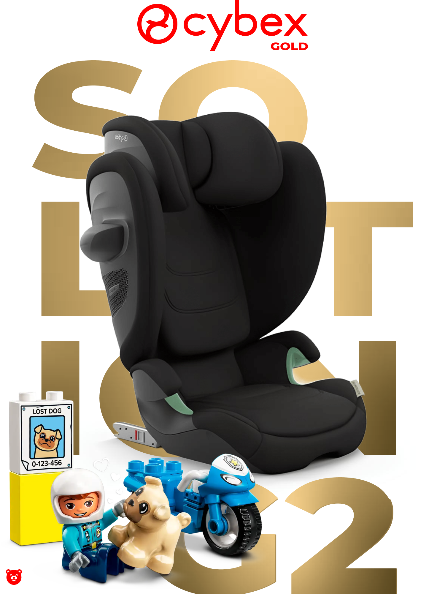 Cybex Solution G2 i-Fix Автокресло складное для 3-12 лет Magic Black