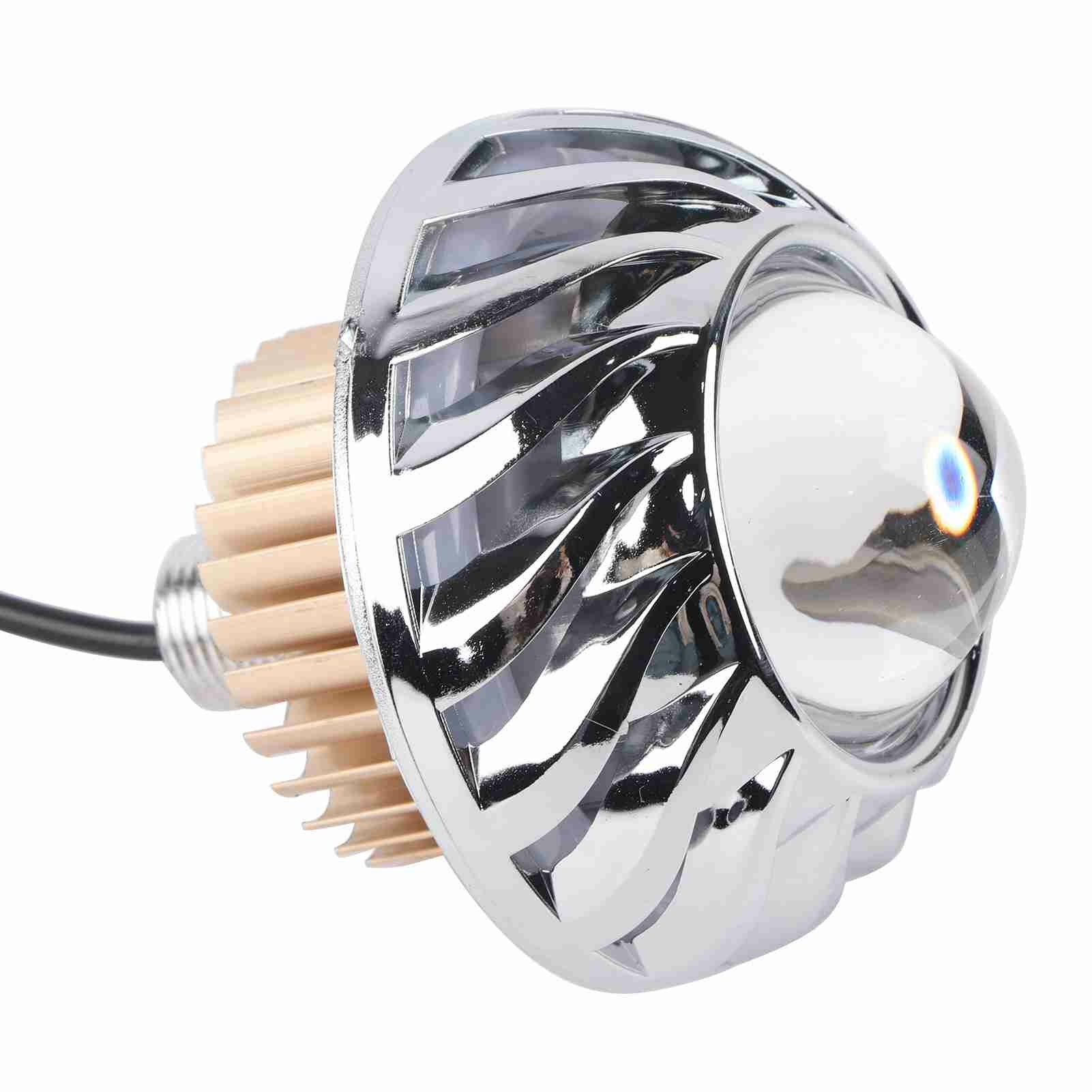 Мотоциклетная Фара LED Объектив Проектора Single Halo Angel Devil Eye Spot Светло-Розовый