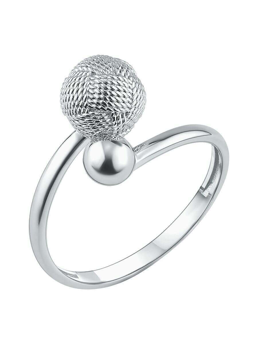 Кольцо тонкое, серебро, 925 проба, родирование