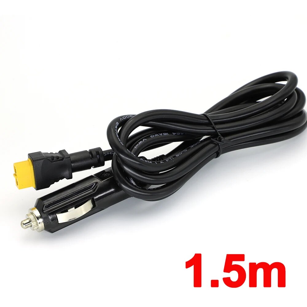 JCD Автомобильный прикуриватель XT60 1,5 м черный