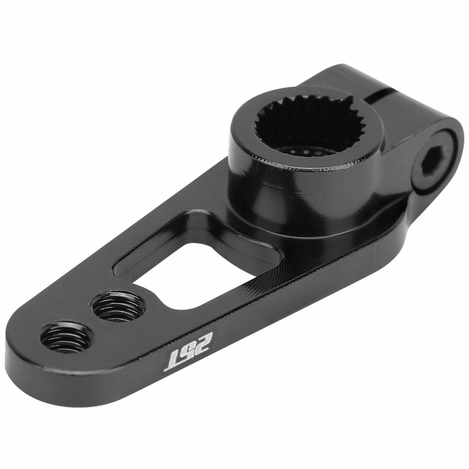 Рулевой механизм 25T, рычаг сервопривода, запасная часть для радиоуправляемых автомобилей масштаба 1/8 и 1/10, черный.