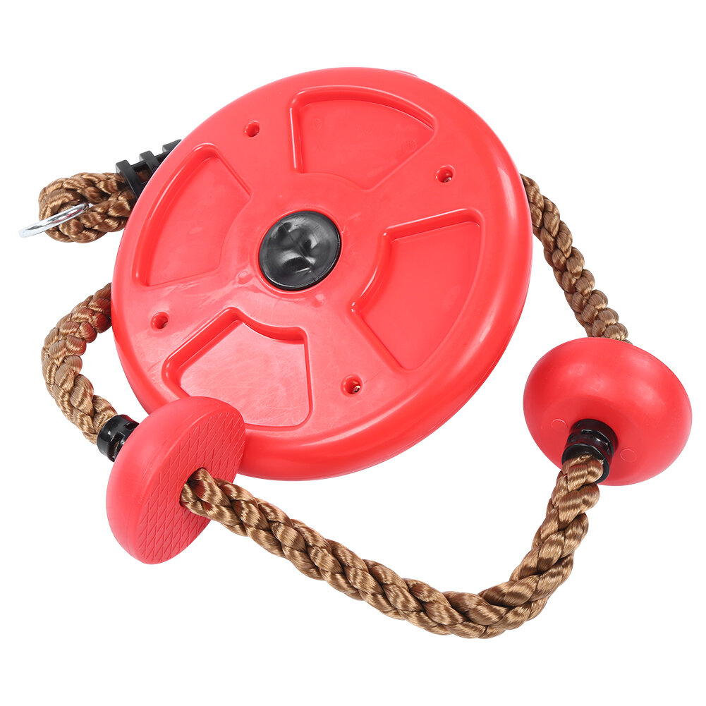 Детские Качели Диск: Диаметр 30 x 11 см, Прочная Конструкция до 200 кг Качели для Детей - Развитие Координации Качели Платформа для Дома, Сада и Игровой Площадки