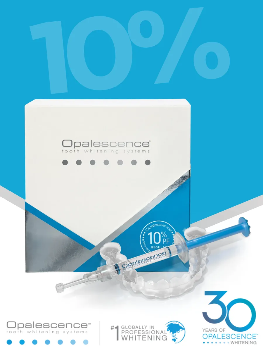 Отбеливающий набор Opalescence PF 10% Regular Patient Kit UL5366, 8 шприцев