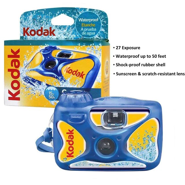 Одноразовые фотоаппараты Kodak 27 кадров 27 Photo Waterproof