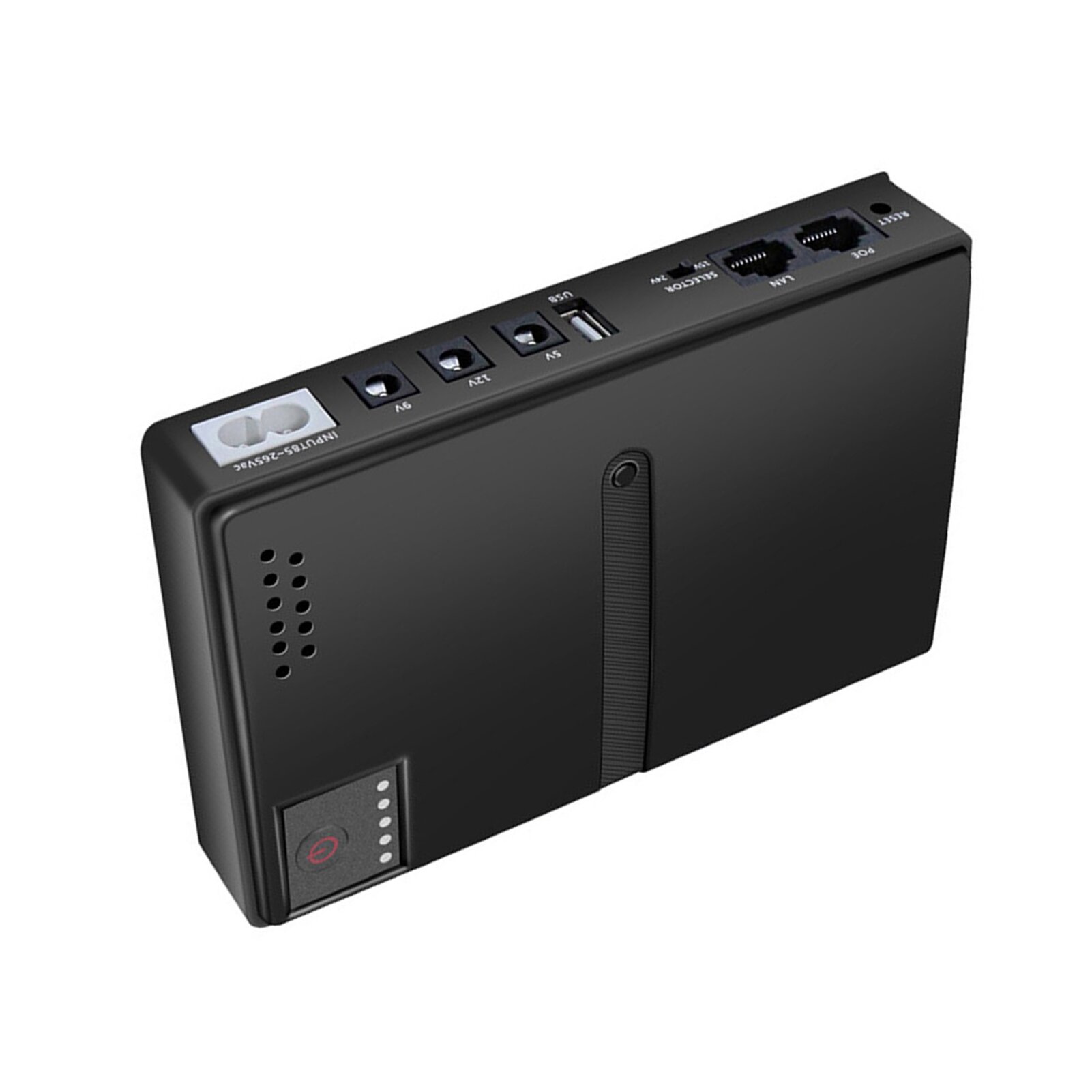 Бесперебойное Питание 15V 24V POE 5V 9V 12V USB 18W Выход DC UPS Зарядка для Камеры Маршрутизатора Оптического Модема Евроконнектор